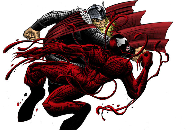 Thor vs Carnage | DReager1.com