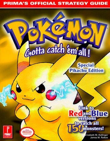 Pokemon Yellow Official Strategy Guide | DReager1.com