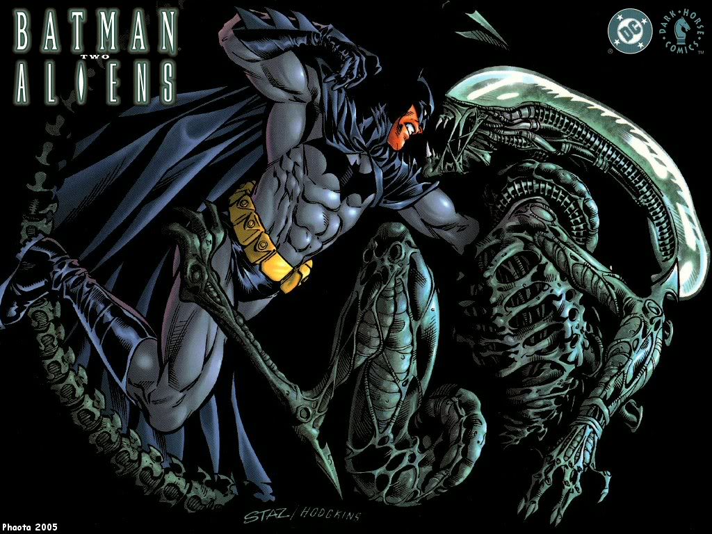Batman vs Alien | DReager1.com